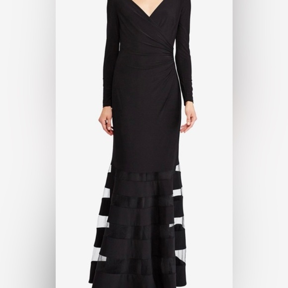 Lauren Ralph Lauren | Dresses | Lauren Ralph Lauren Black Formal Gown ...